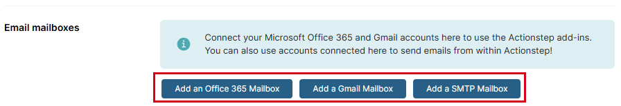 Setting Up Personal Email Mailboxes – Practice Management